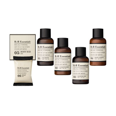 R&R Essentials 120pc Hotel Soaps & Toiletries Bulk Kit | travel size - VHA™